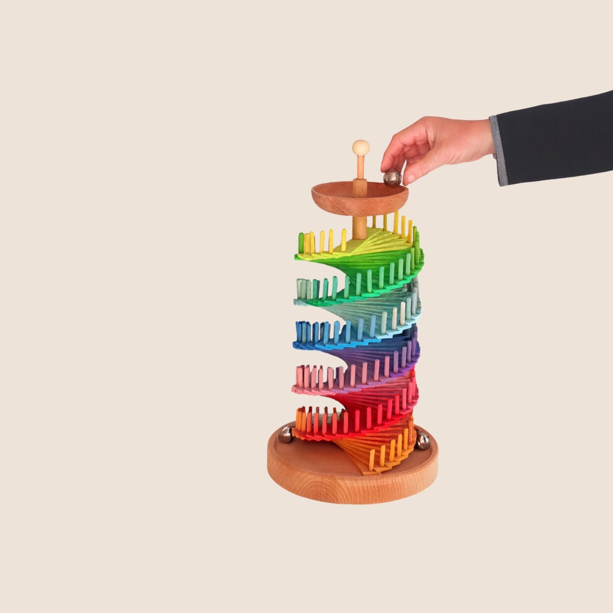 Árbol musical en Espiral de arcoíris | Montessori | Waldorf – Canki