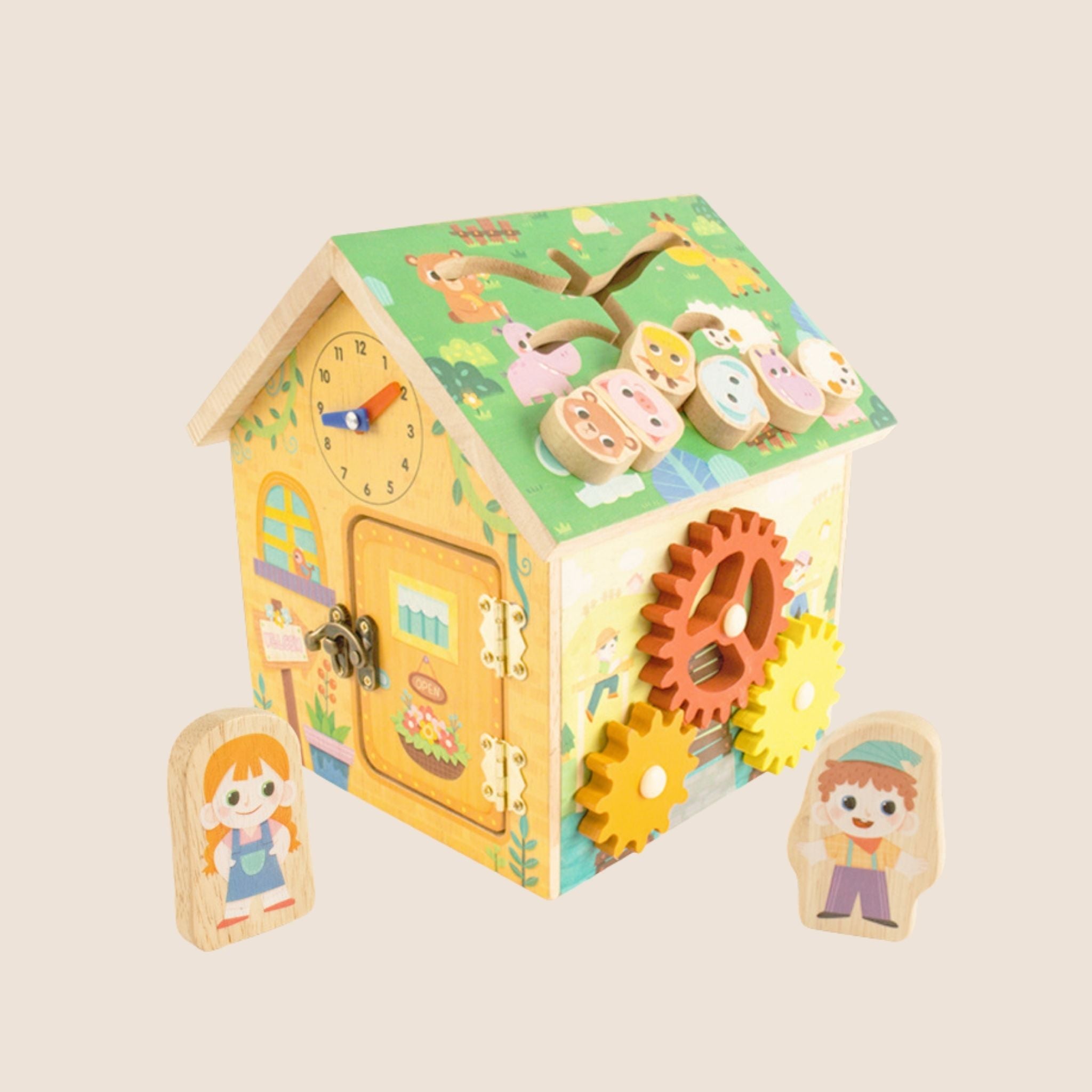 Casita de Actividades – Madera |Juguete Motriz | Waldorf | Juego Libre ...