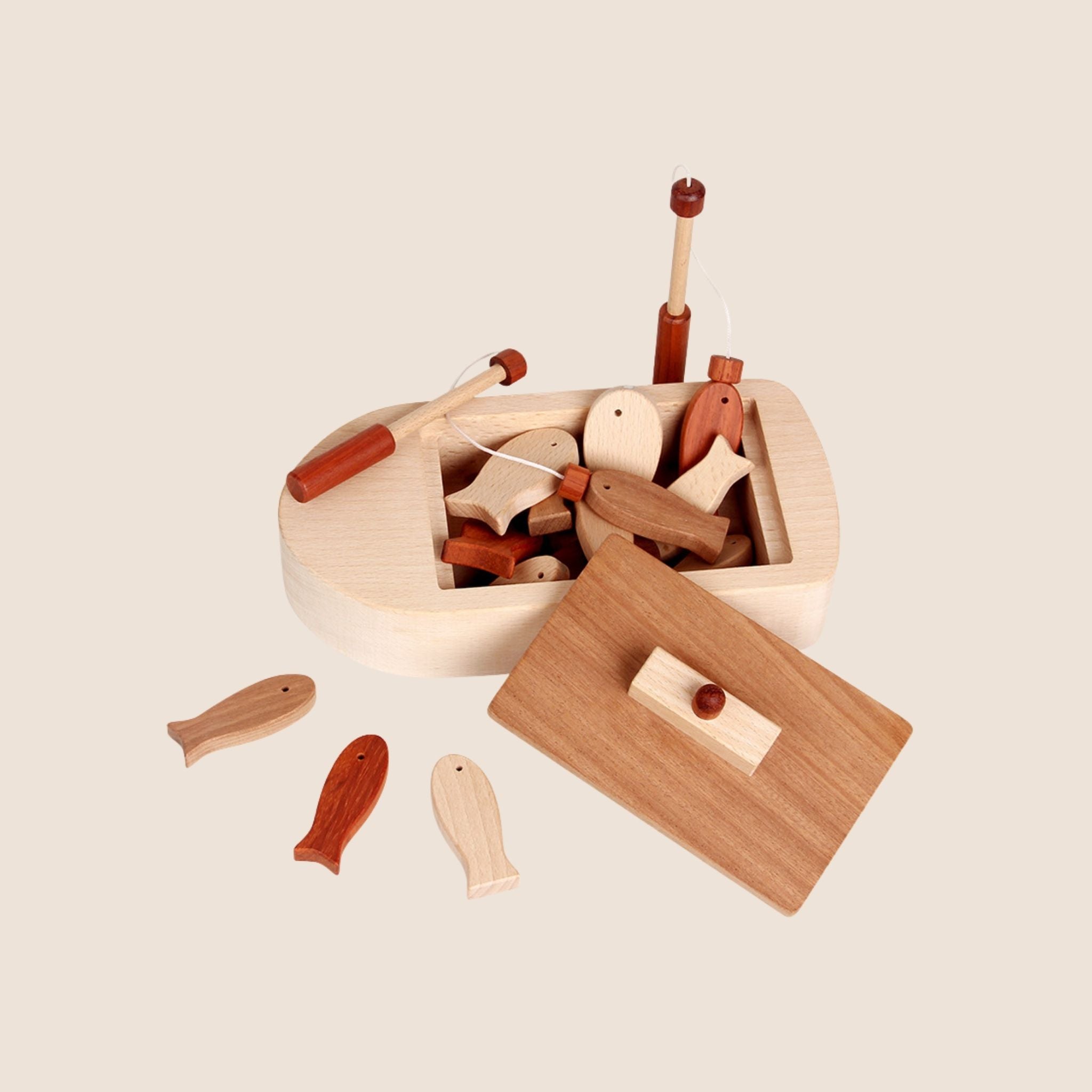 Pesca Milagrosa de Madera | Montessori | Waldorf | Juego Libre – Canki