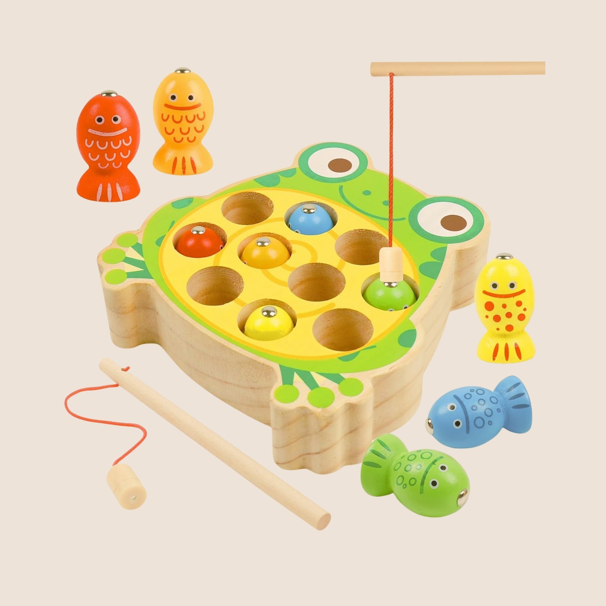 Pesca Milagrosa – Rana de Madera | Waldorf | Juego Motriz | Montesori ...
